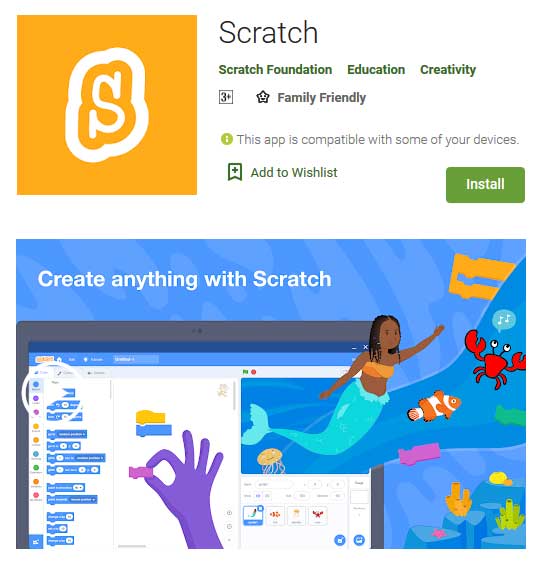 دانلود برنامه اسکرچ برای اندروید و کامپیوتر با آموزش نصب